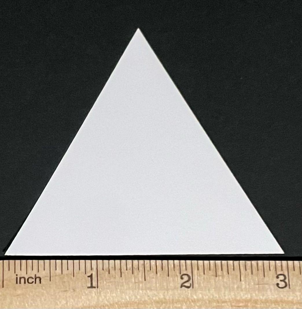 100 x 3" Equilateral Triangle English Paper Piecing Laser Cut for Quil ...